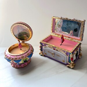Sleeping Beauty Music Box. Vintage Set of Two Music Boxes. Disney Music ...