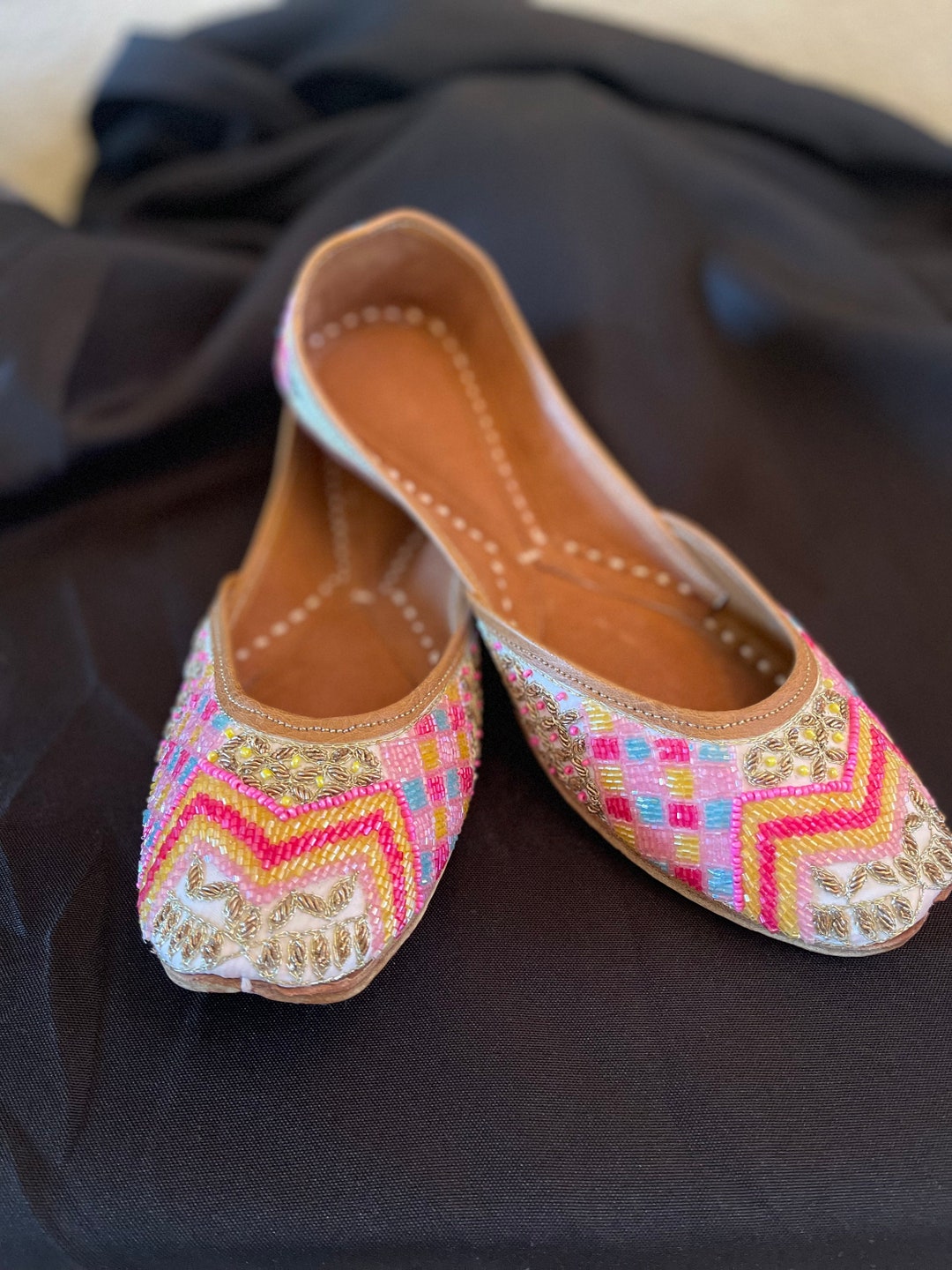 Punjabi Jutti/ Mojari/ Khussa/ Flat Shoes - Etsy
