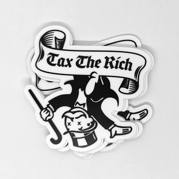 Eat the Rich Stickers - Etsy