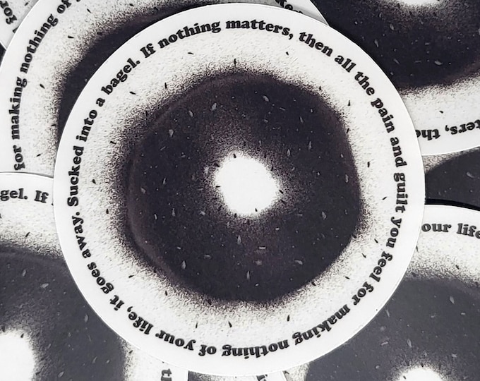 Everything Bagel Everywhere All at Once Sticker EEAO Bagel - Etsy