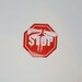 Fireflies Stop Sign Sticker TLOU Sticker Stickers the Last of Us Decals ...