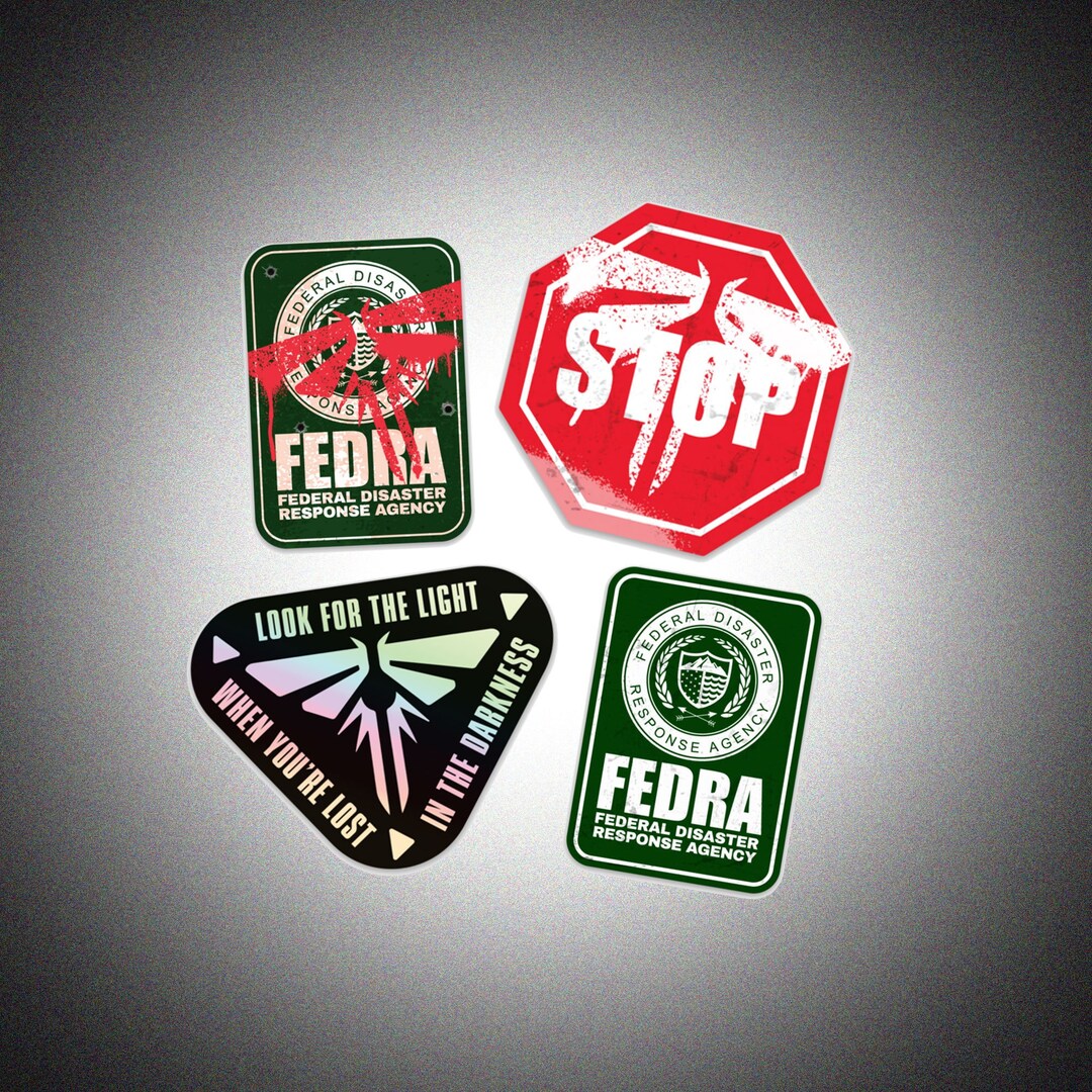 TLOU Fireflies Sticker Pack (4 Vinyl Stickers) – Stickers the Last of ...