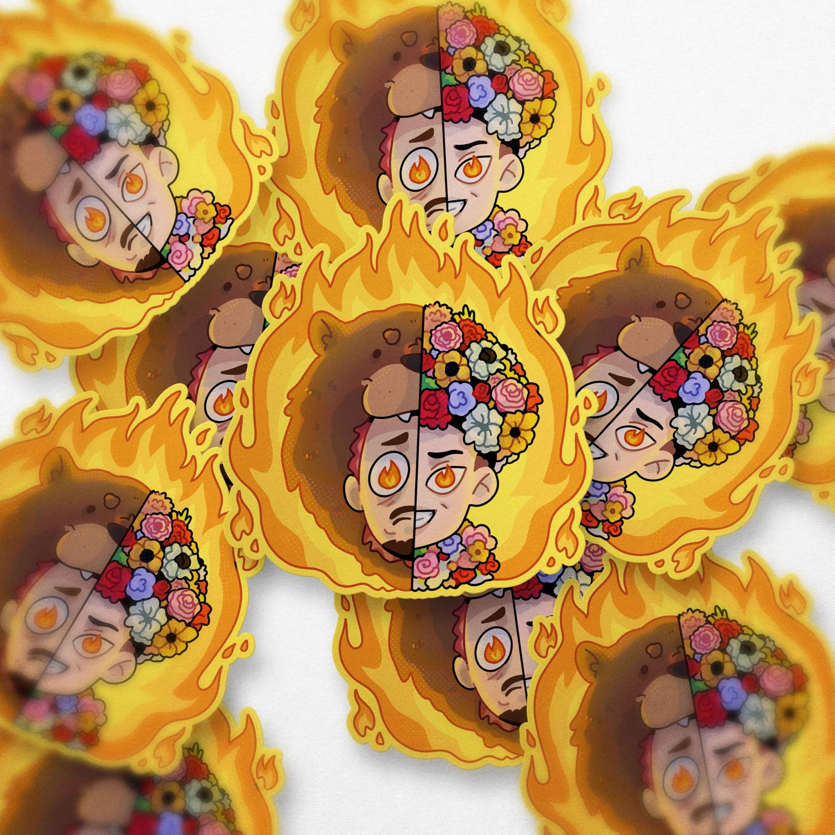 A24 Midsommar Bear Flower Sticker – Waterproof Horror Sticker – A24 ...