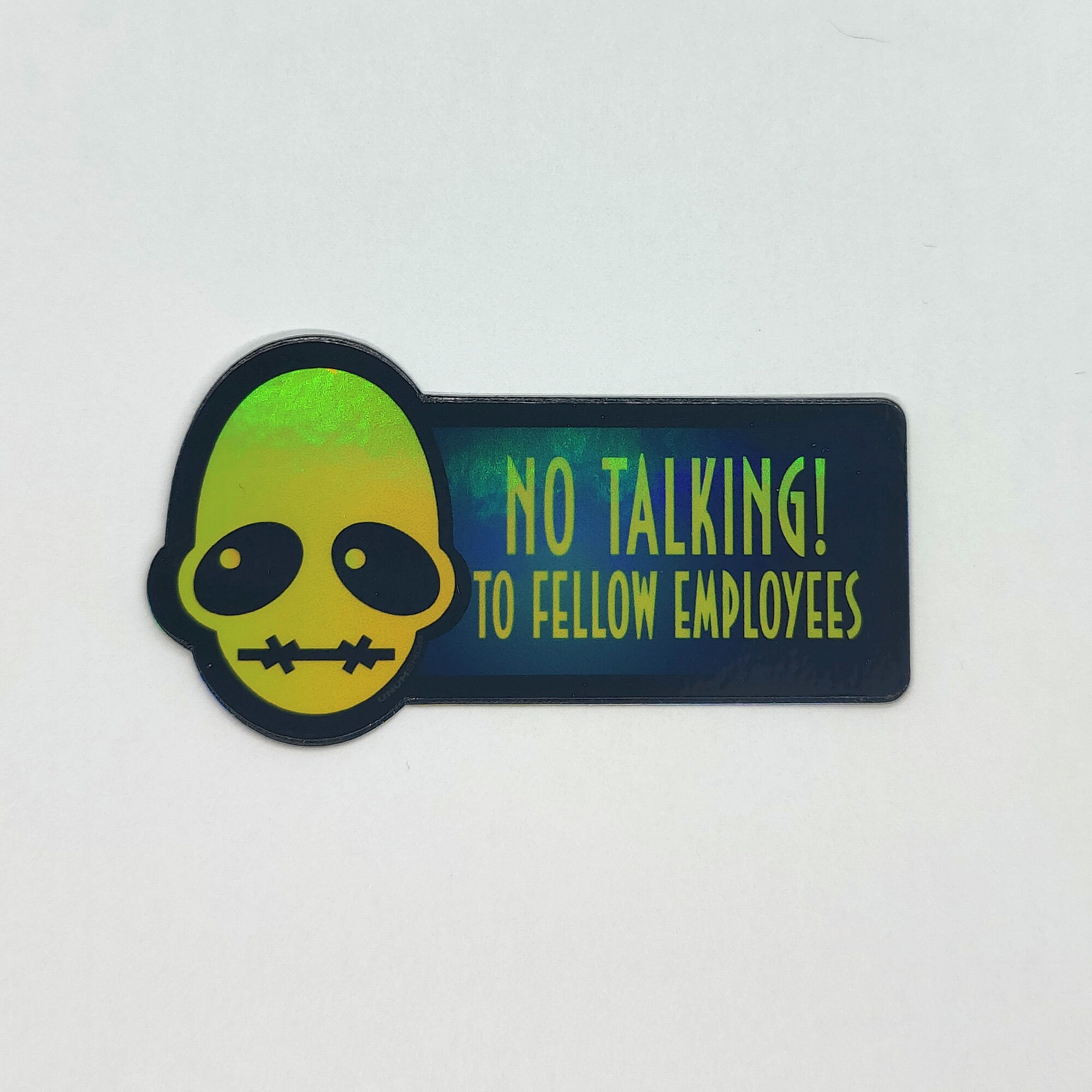 Oddworld Abe's No Talking Holographic Sticker Holo - Etsy