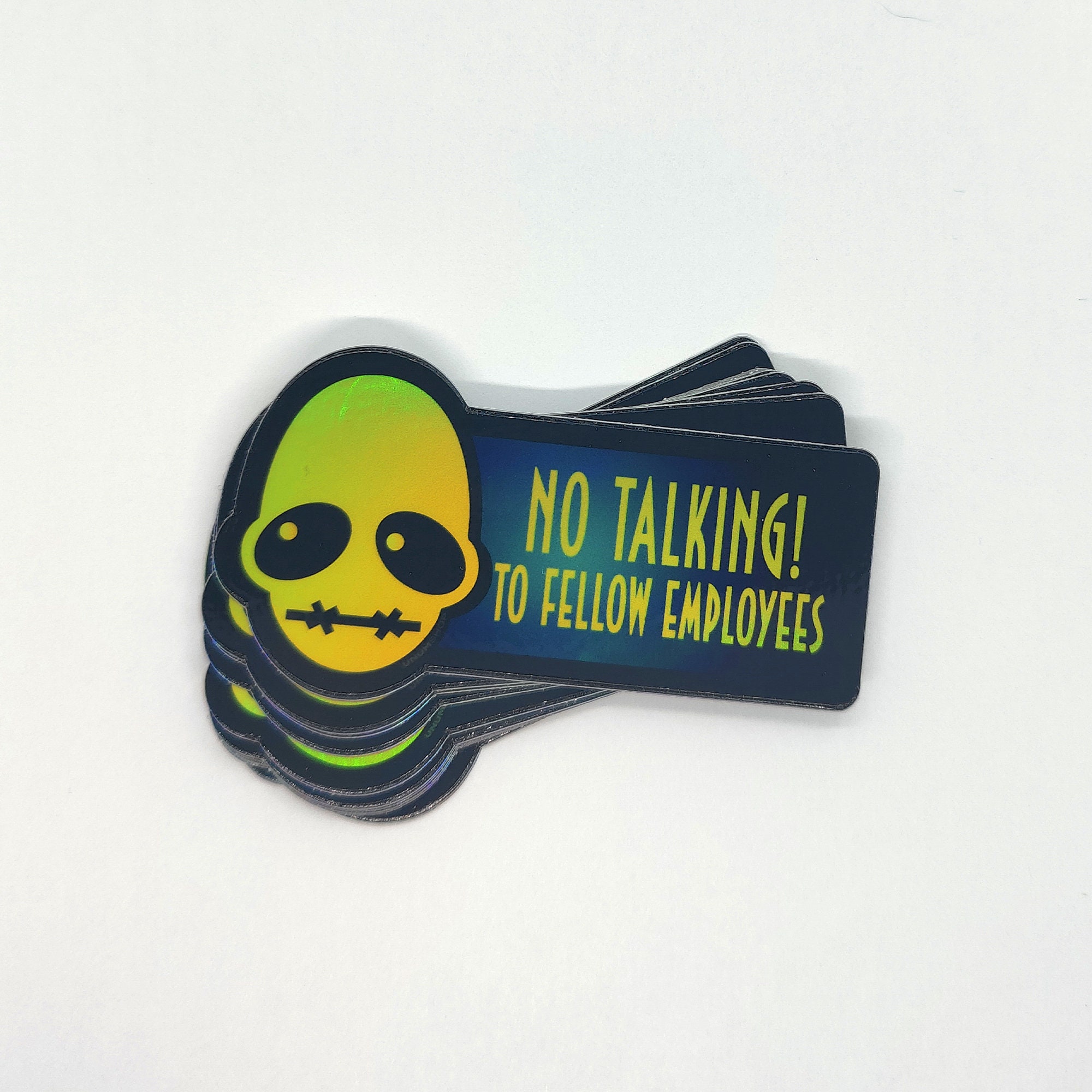 Oddworld Abe's No Talking Holographic Sticker Holo - Etsy