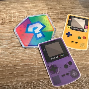 Mario Kart Item Box Holo Sticker – Waterproof Mario Kart Stickers ...