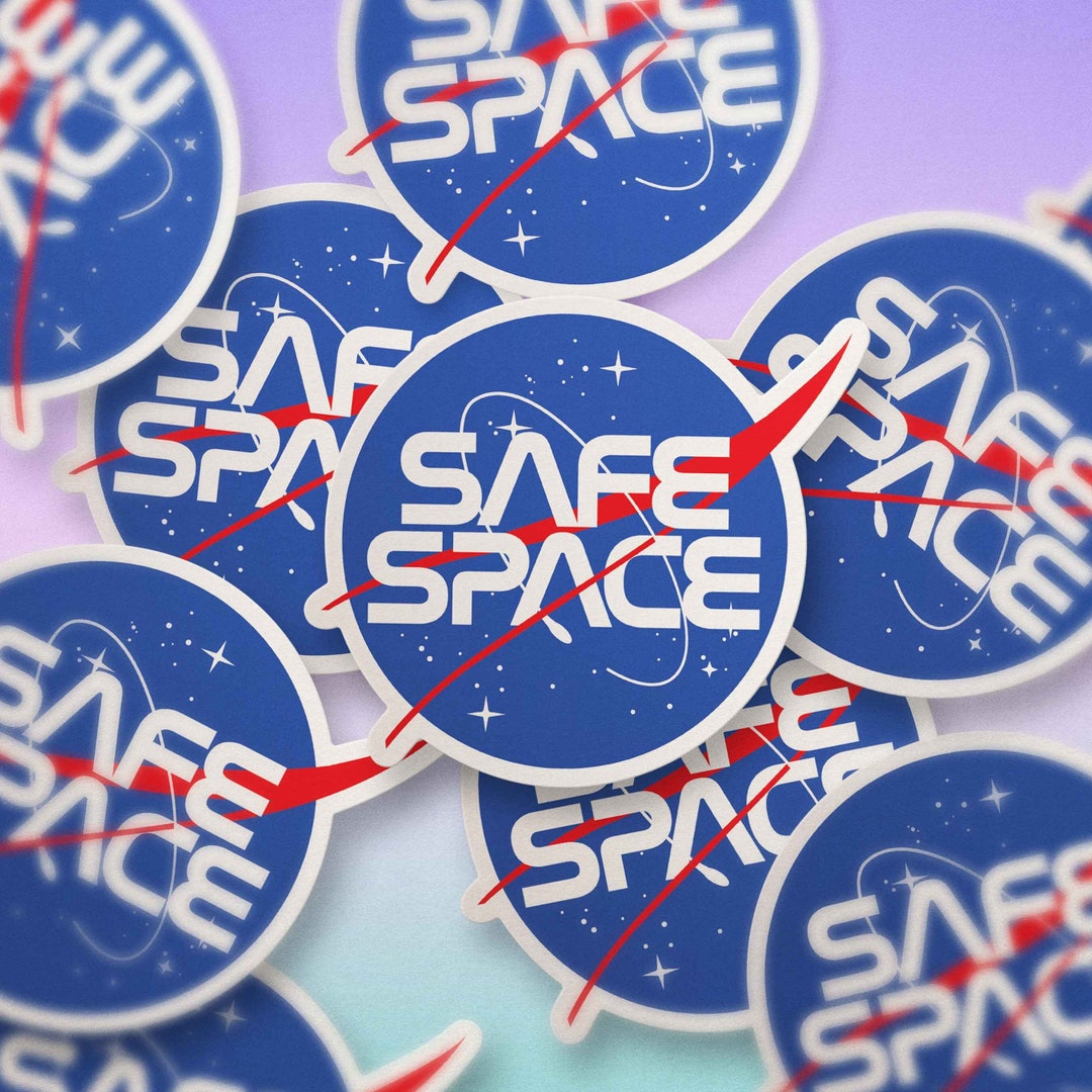 Safe Space Sticker Waterproof Sticker Nasa-inspired – LGBTQIA+ Gifts ...