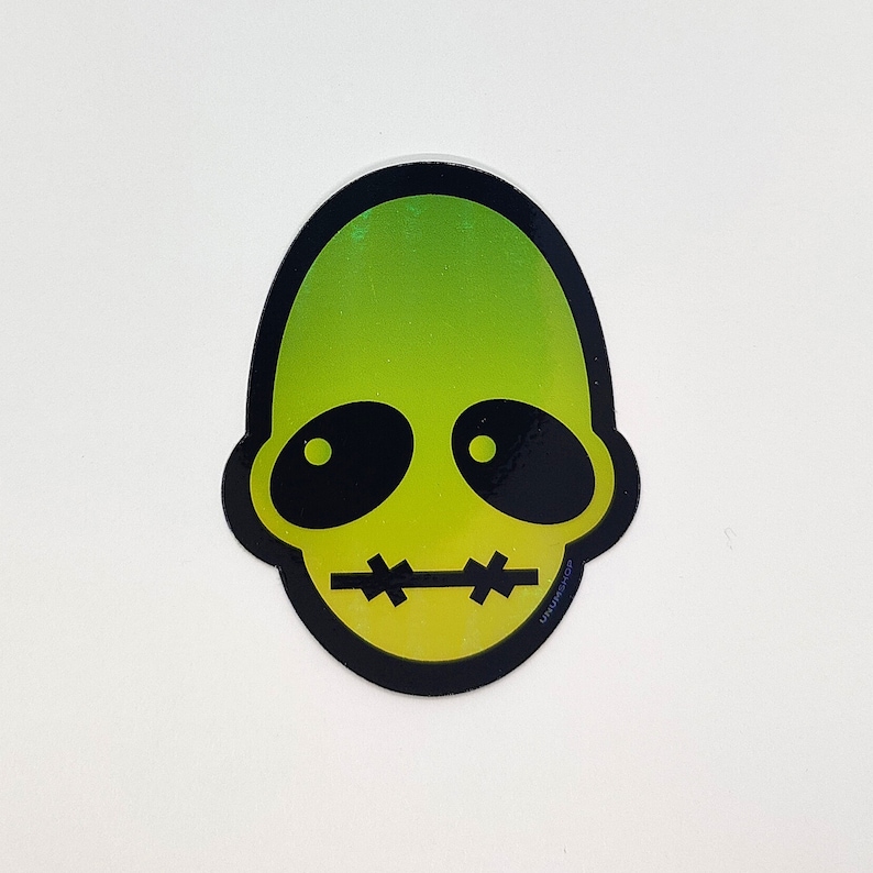 Oddworld Abe's Oddysee Logo Holographic Sticker Holo | Etsy