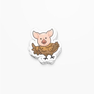 Poor Things Movie Frankenstein Animals (5 Sticker Set) – Funny Dog Pig ...