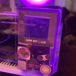 Purple Gameboy Sticker - Translucent Sticker - Retro Kids - Nintendo ...