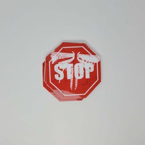 Fireflies Stop Sign Sticker – TLOU Sticker – Stickers the Last of Us ...