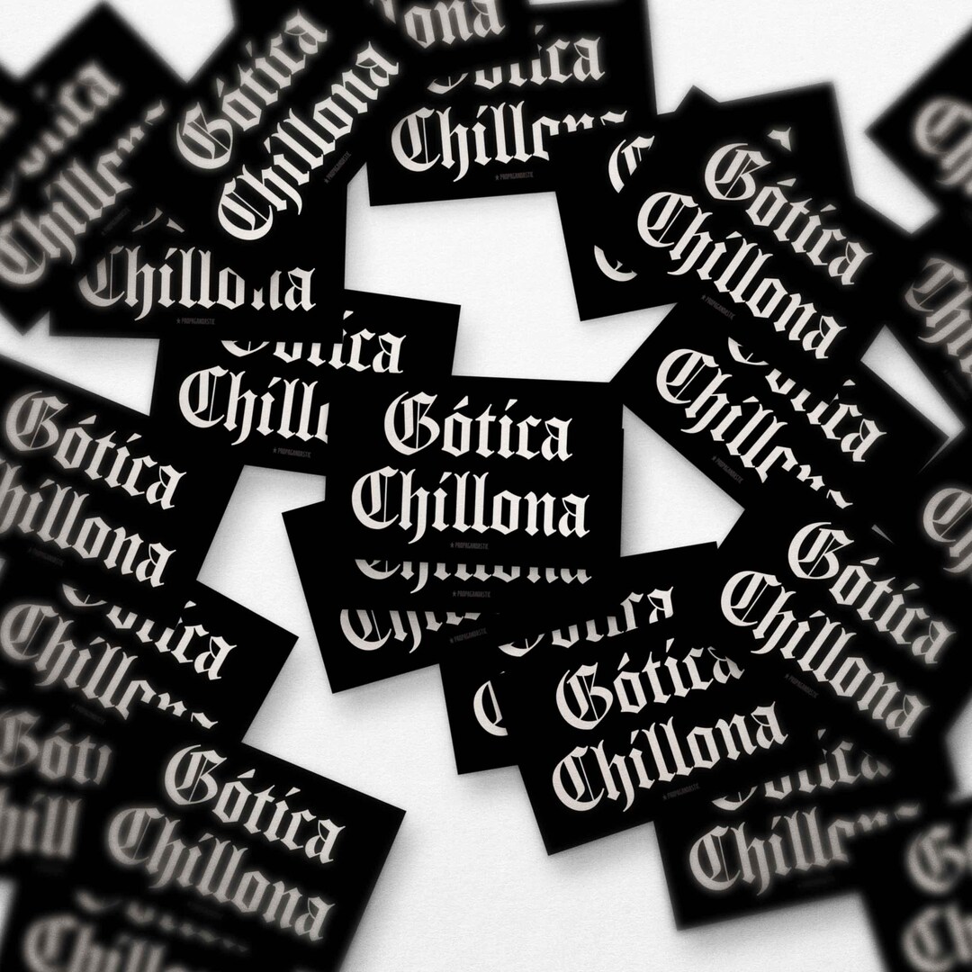 Gótica Chillona Sticker – Mexican Gothic Aesthetic – Funny Latinx Emo ...