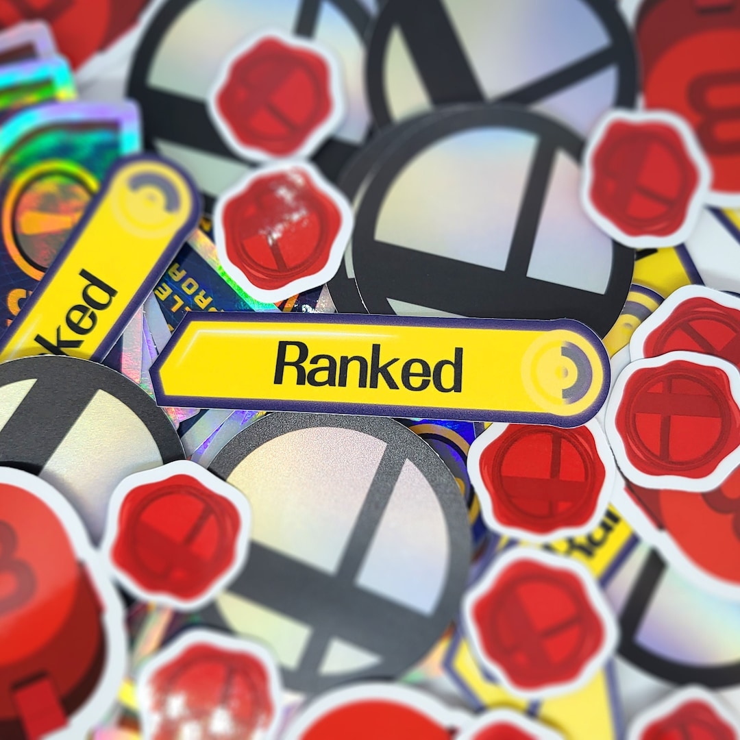 Smash Melee Ranked Slippi Sticker – Super Smash Bros Melee Nintendo ...