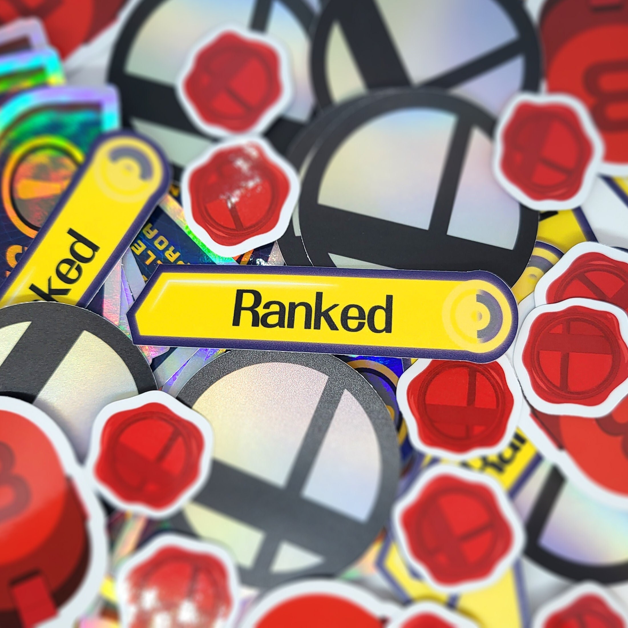 Smash Melee Ranked Slippi Sticker Super Smash Bros Melee - Etsy