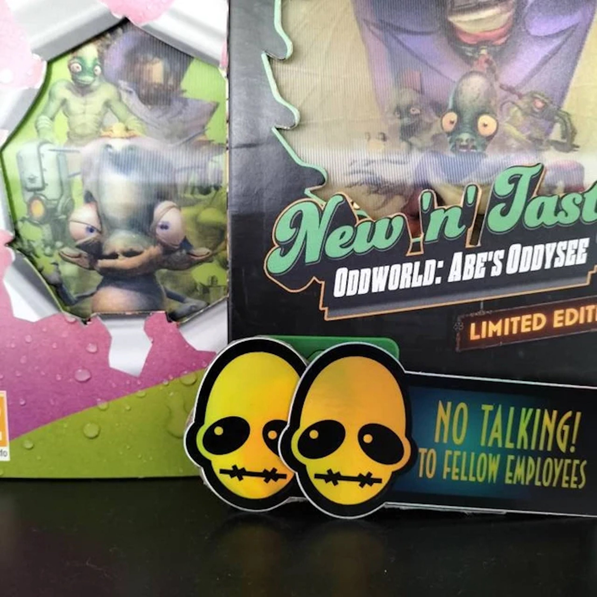 Oddworld Abe's No Talking Holographic Sticker Holo - Etsy