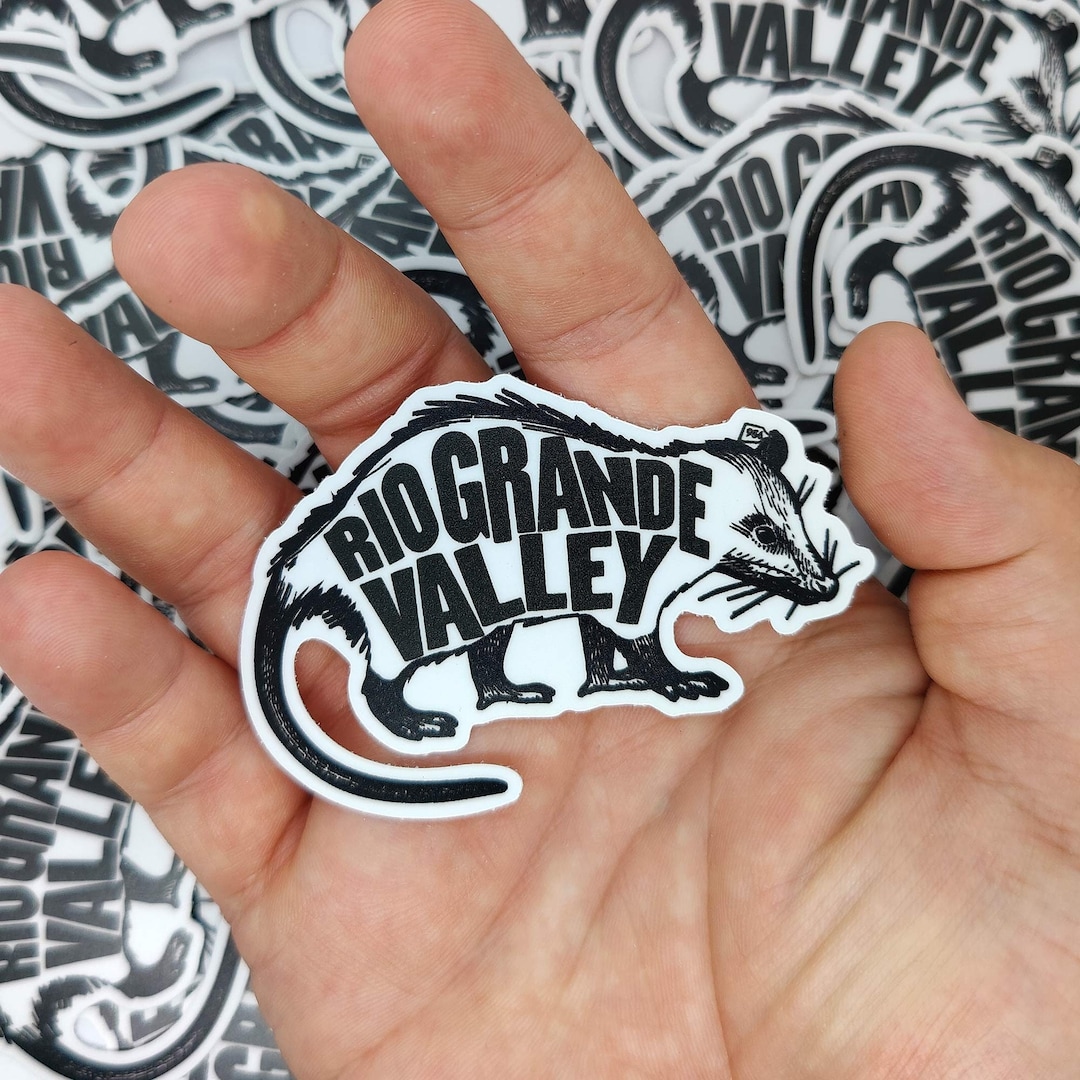 Possum Rio Grande Valley Sticker – Puro 956 Sticker – RGV 956 Decal ...