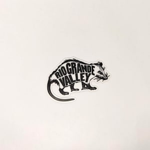 Possum Rio Grande Valley Sticker – Puro 956 Sticker – RGV 956 Decal ...