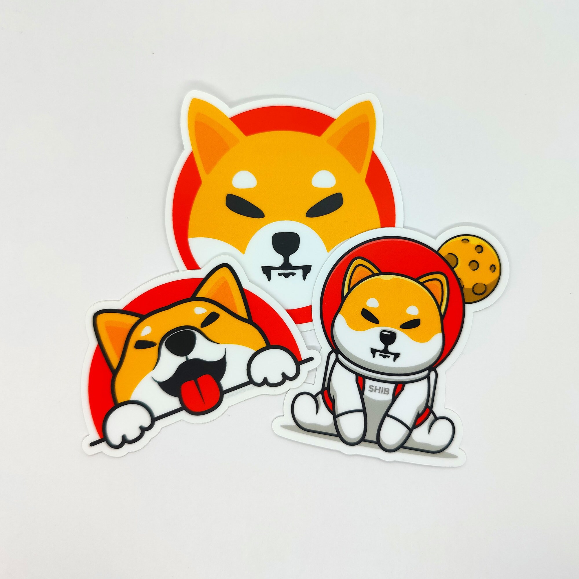 Shiba Inu Astronaut Cute Sticker Shib Token Sticker Crypto - Etsy