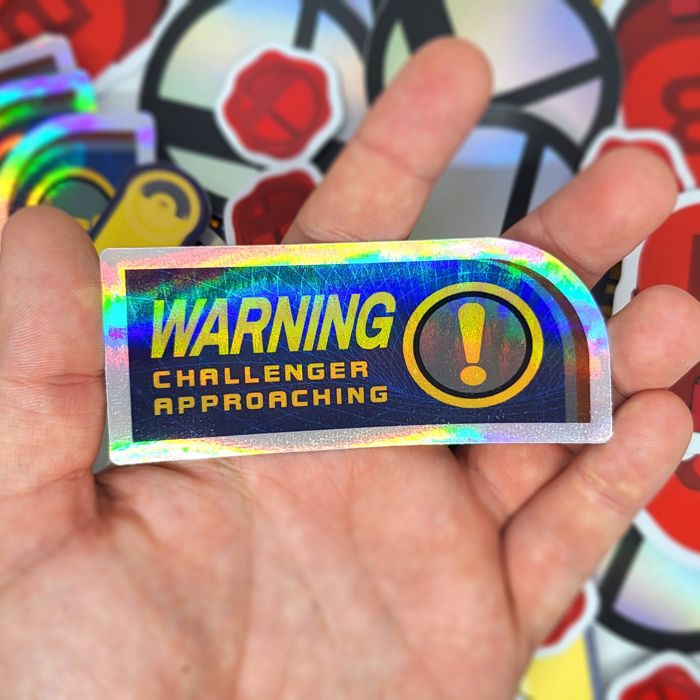 Smash Melee Challenger Holo Sticker Super Smash Bros Meleee - Etsy