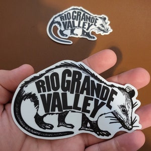 Possum Rio Grande Valley Sticker – Puro 956 Sticker – RGV 956 Decal ...