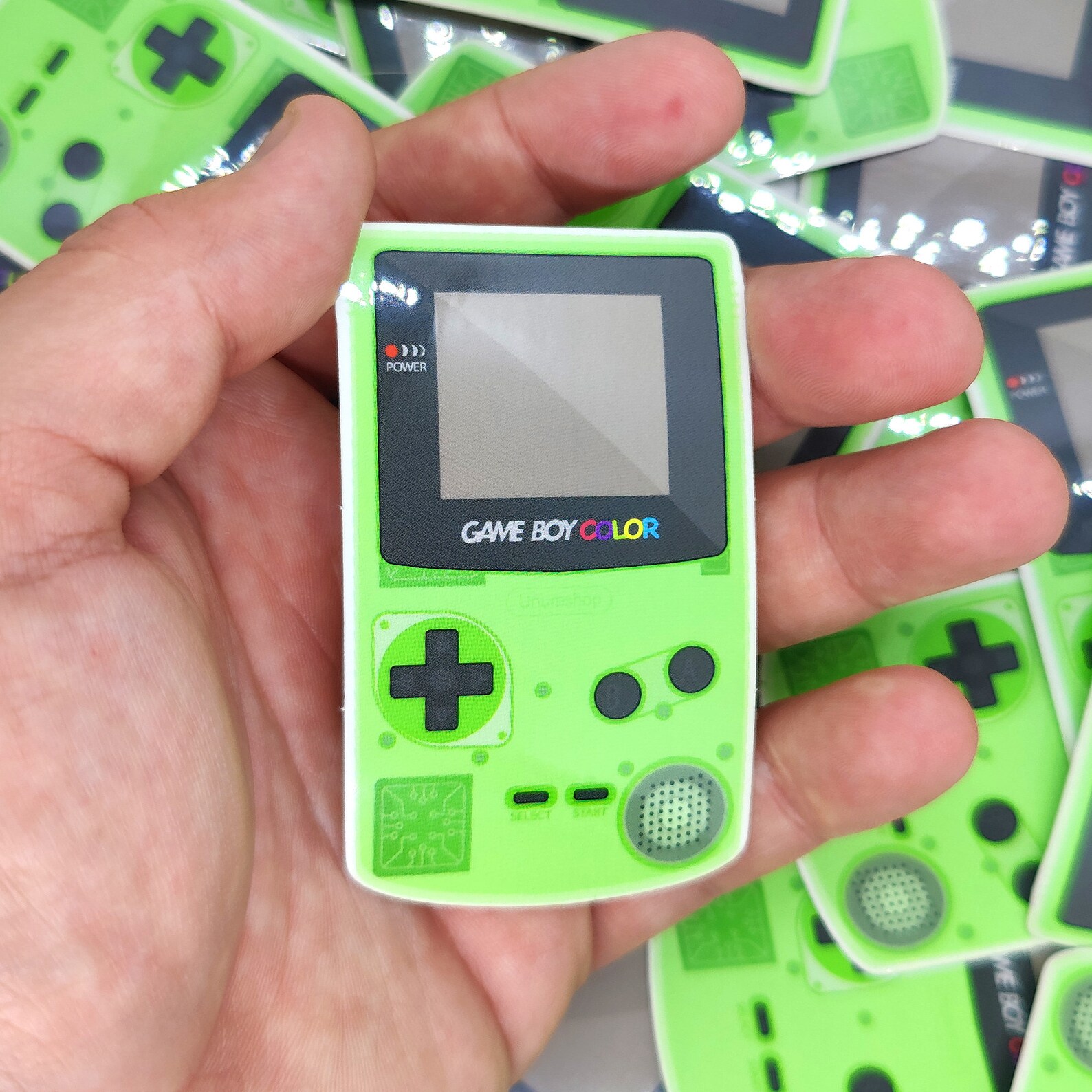 Retro Gameboy Translucent Sticker 3in Vinyl Green Nintendo - Etsy