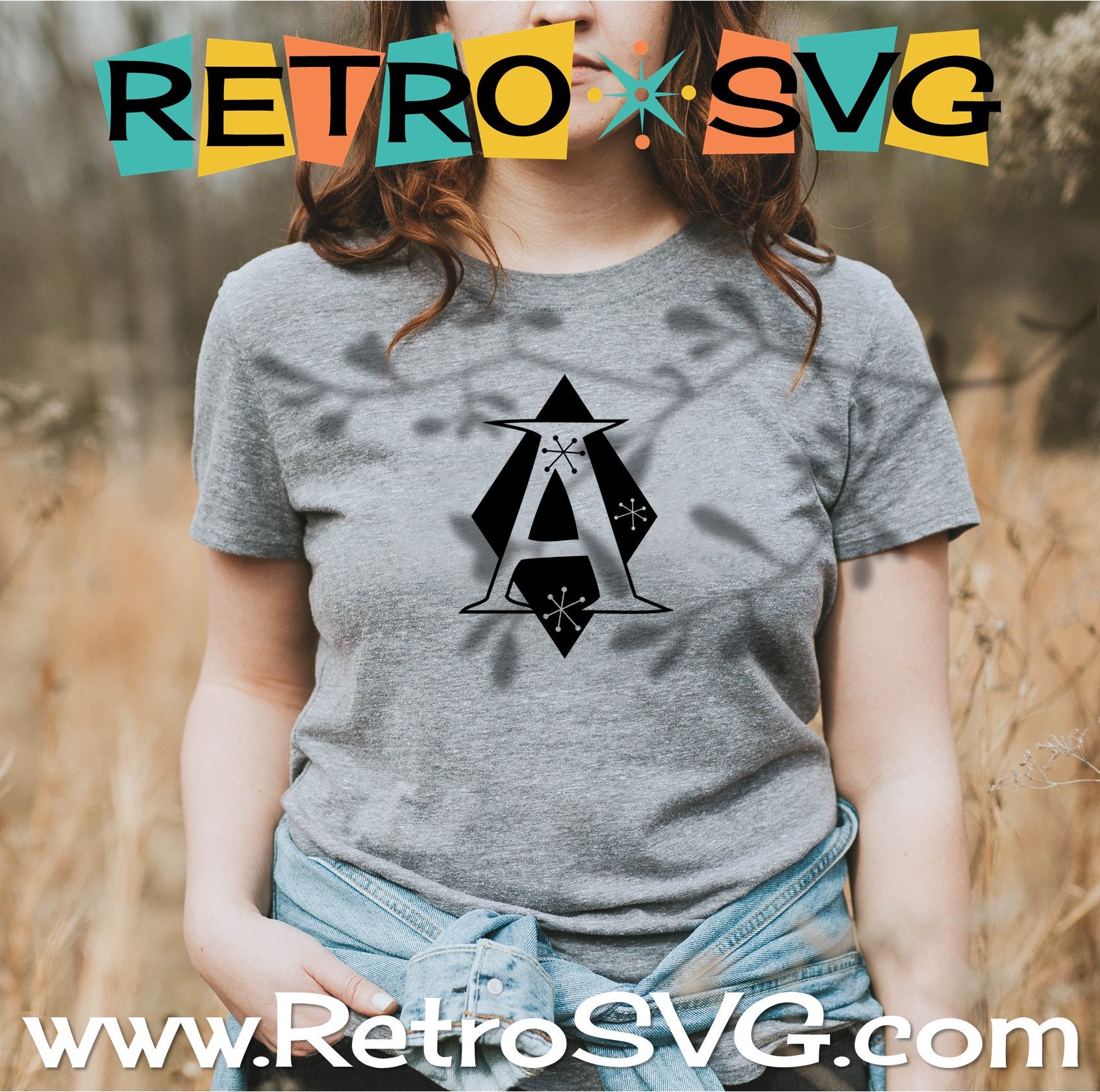 Mid Century Modern Atomic Alphabet SVG Cricut Cut File Laser - Etsy