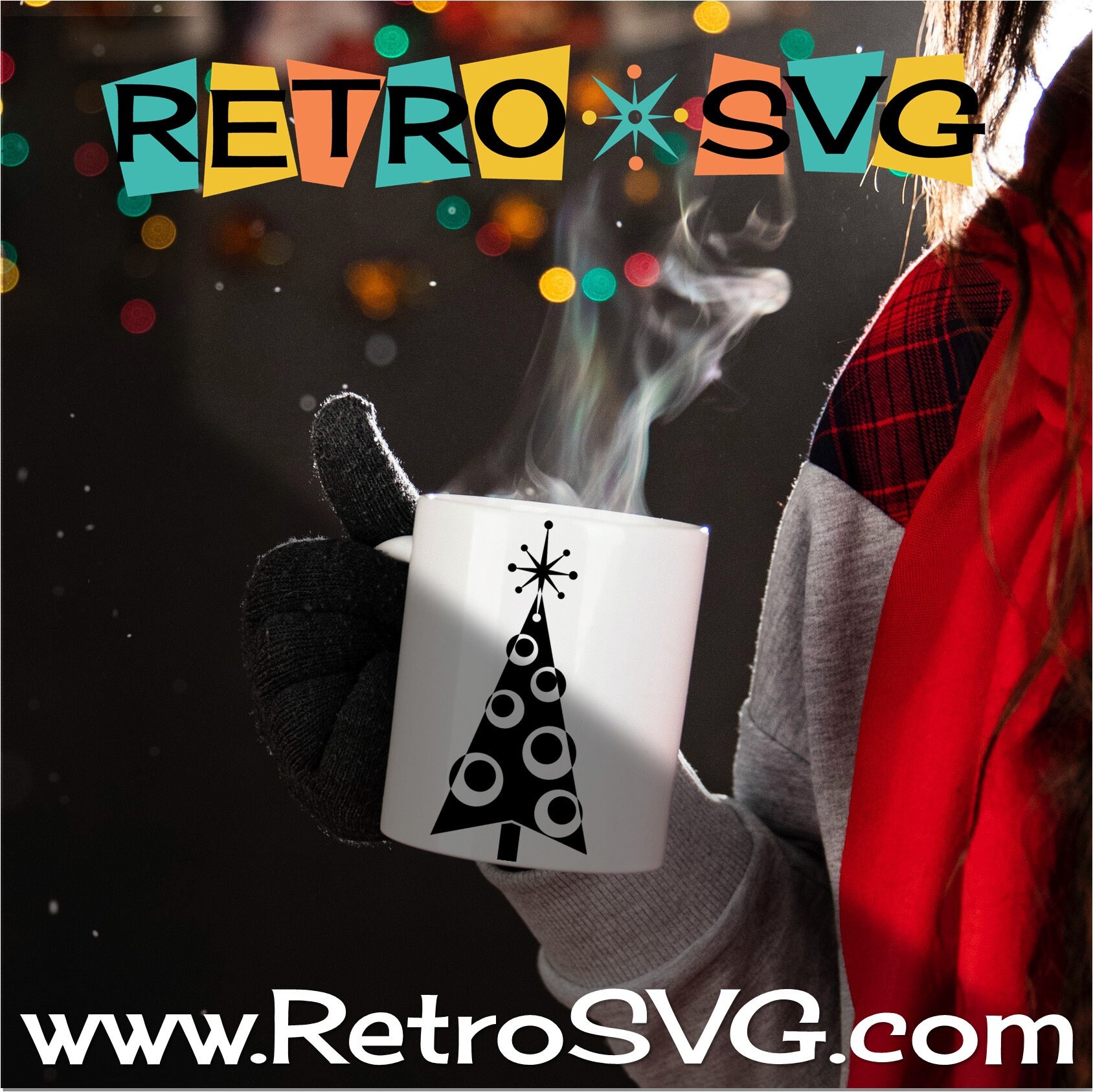 MCM Christmas Tree SVG Mid Century Modern Atomic Svg MCM - Etsy