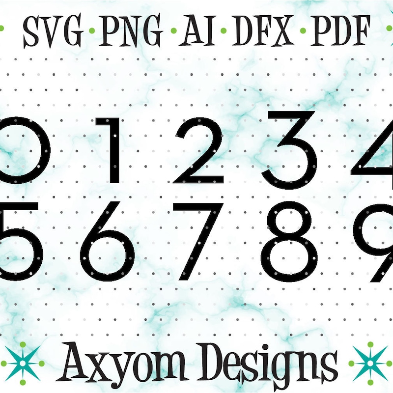 Cricut House Number Svg - Etsy