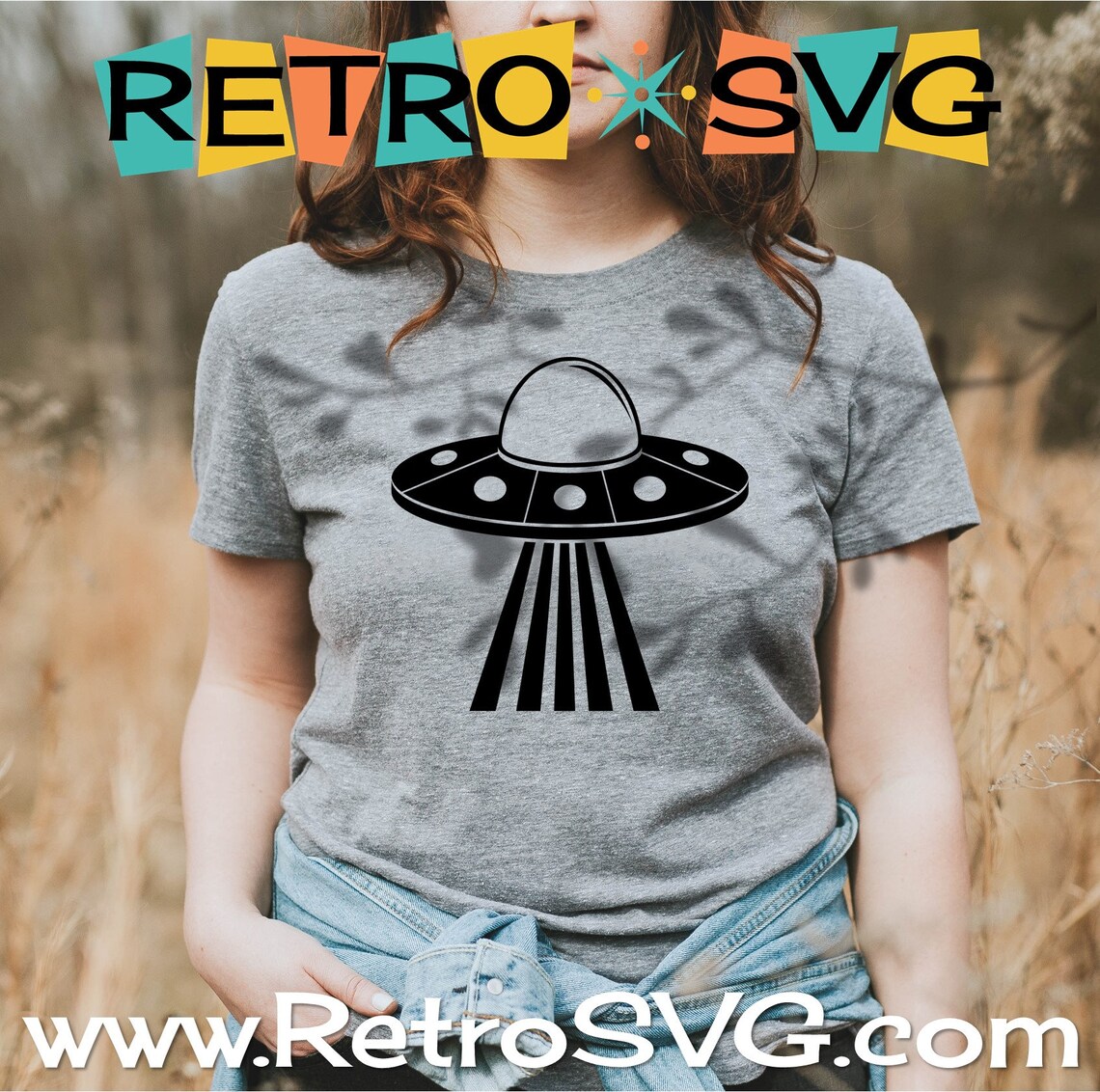 Mid Century Vintage Ufos SVG Cricut Cut File Retro UFO Cut - Etsy