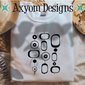 Mid Century Modern Pattern SVG | Cricut Cut File | Retro Repeat Pattern ...