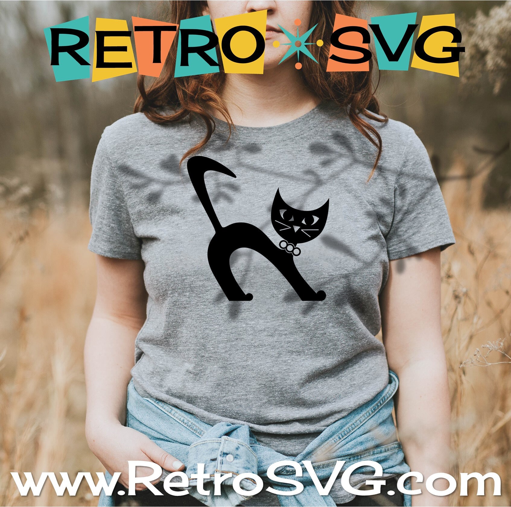 Mid Century Modern Atomic Cats SVG Cricut Cut File Retro - Etsy