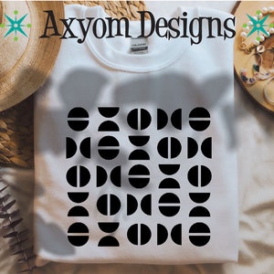 Mid Century Modern Pattern SVG | Cricut Cut File | Retro Repeat Pattern ...