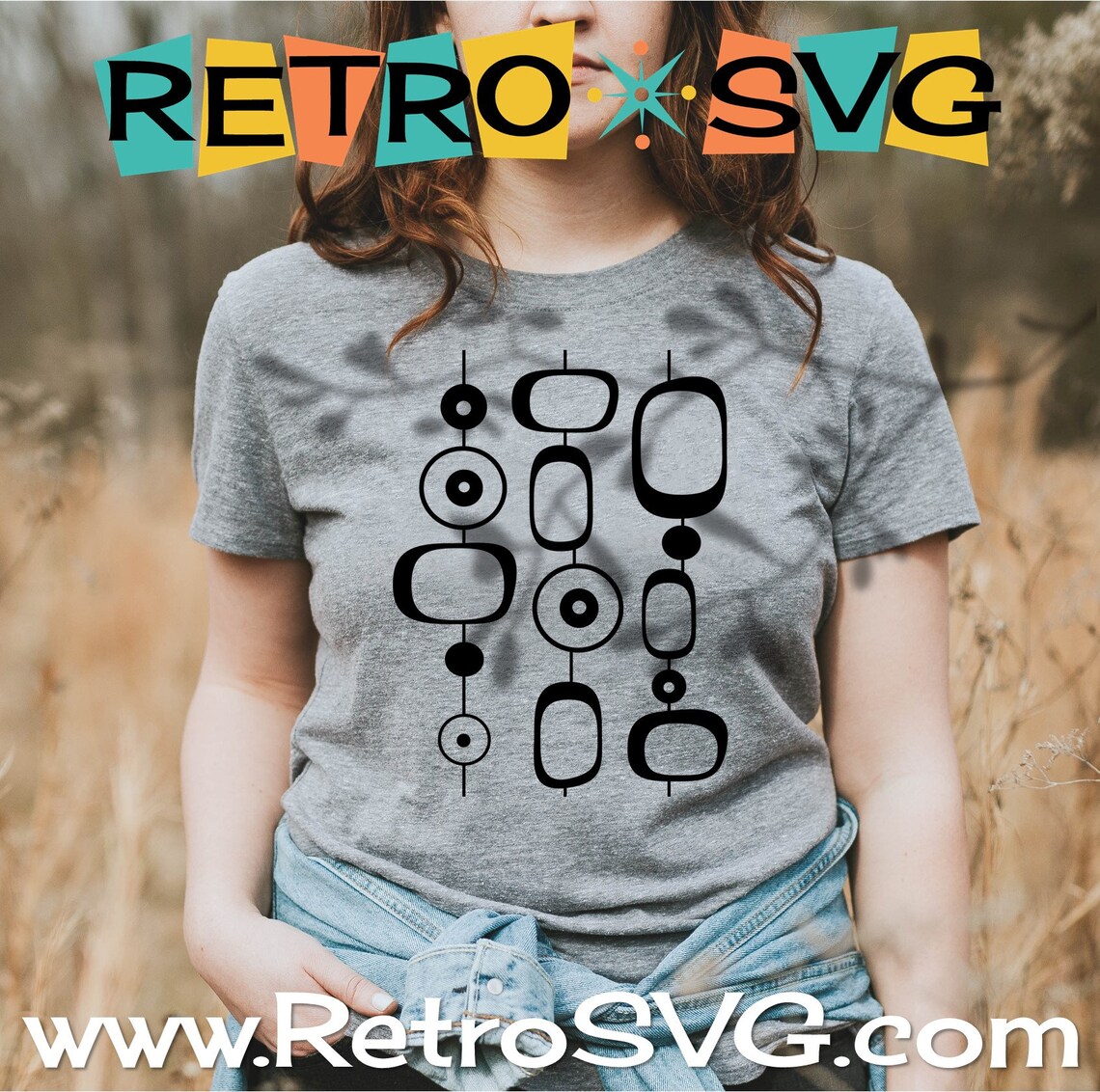 Mid Century Modern Pattern SVG Cricut Cut File Retro - Etsy