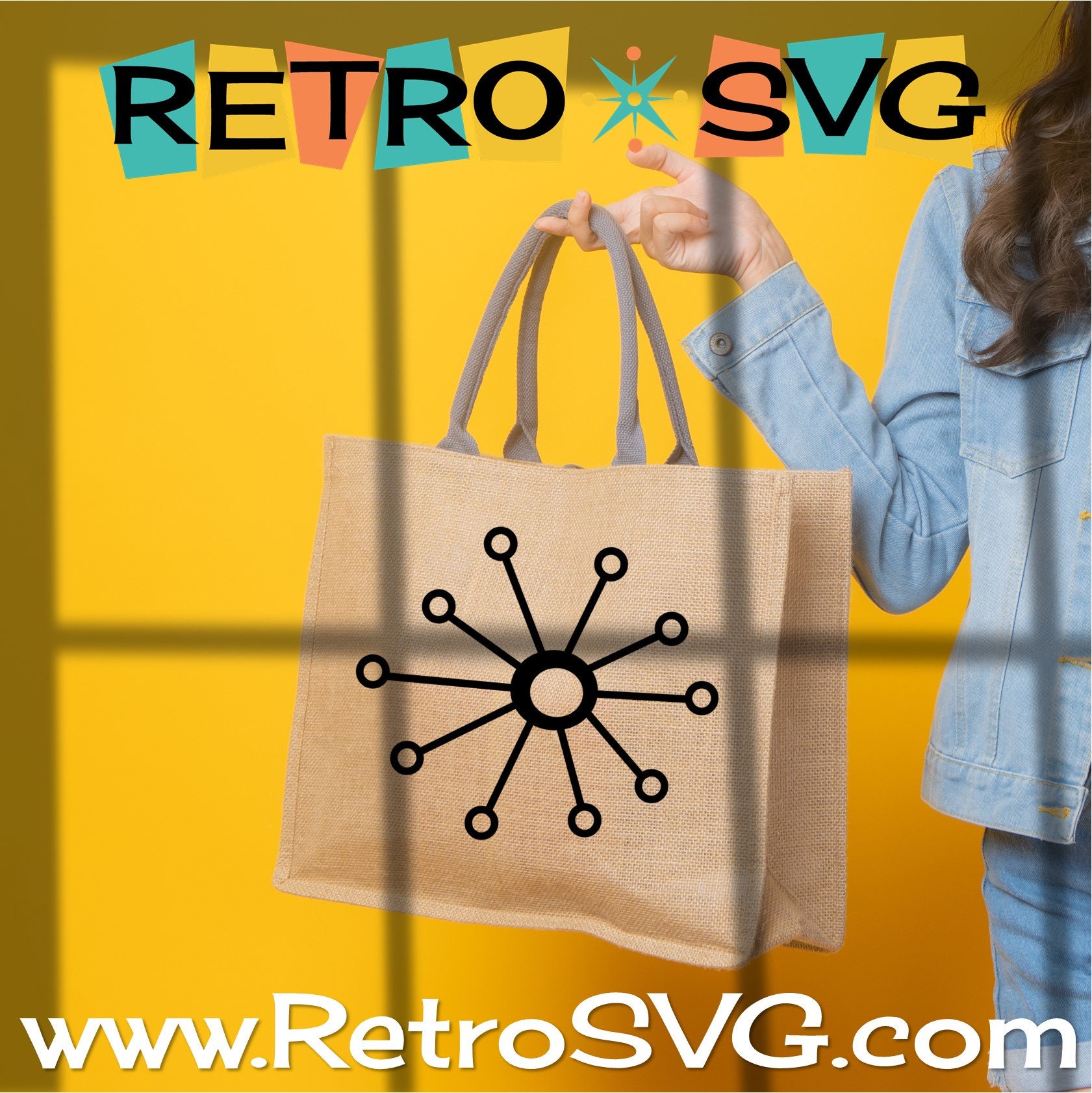 Mid Century Modern Atomic Shapes SVG Cricut Cut Files Laser - Etsy