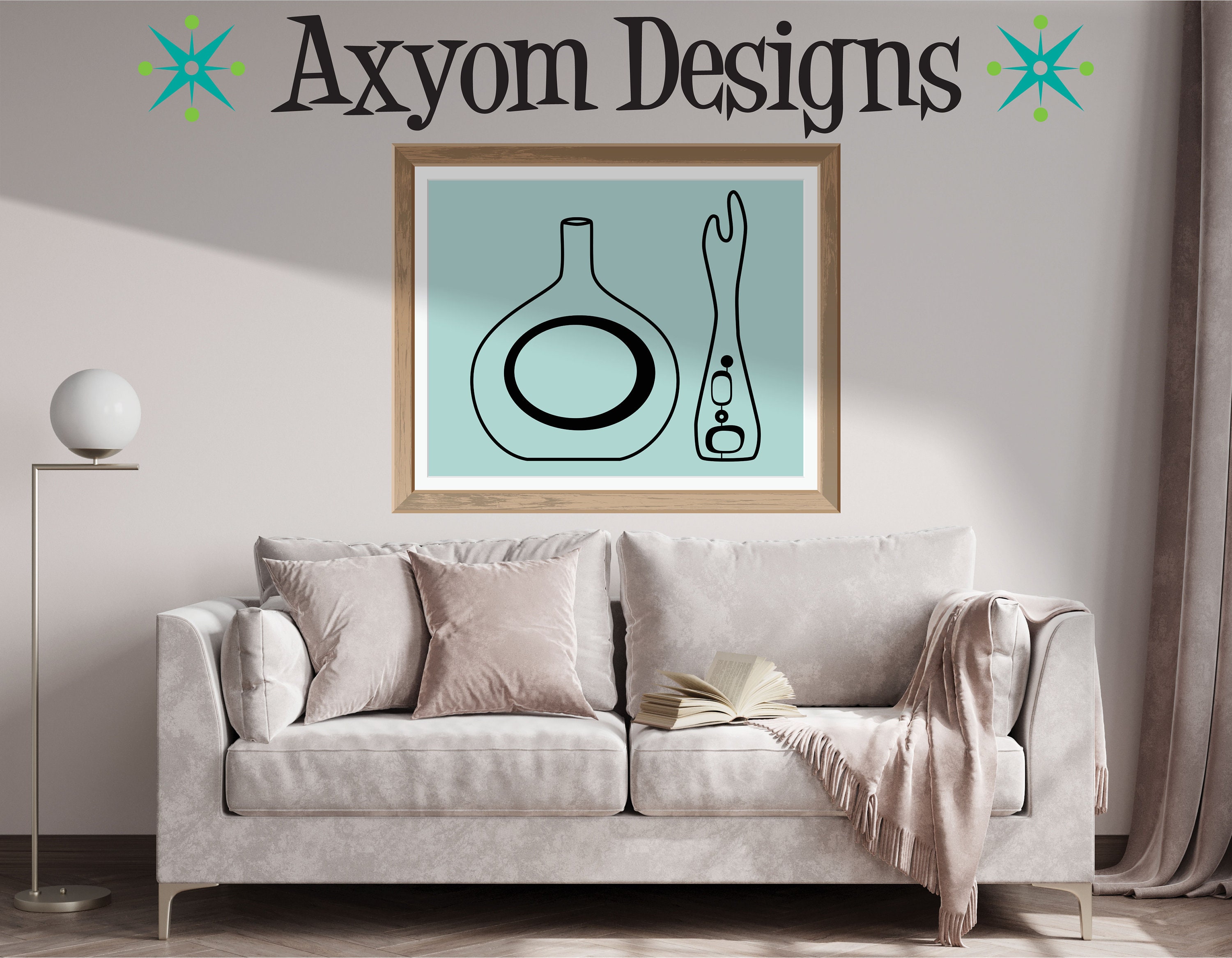 Mid Century Modern Vases SVG, Cricut Cut Files, Retro Vase, Vase PNG ...