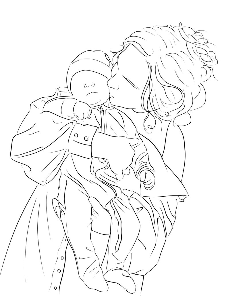 Custom Line Drawing Printable Simple Minimalist Home Decor - Etsy