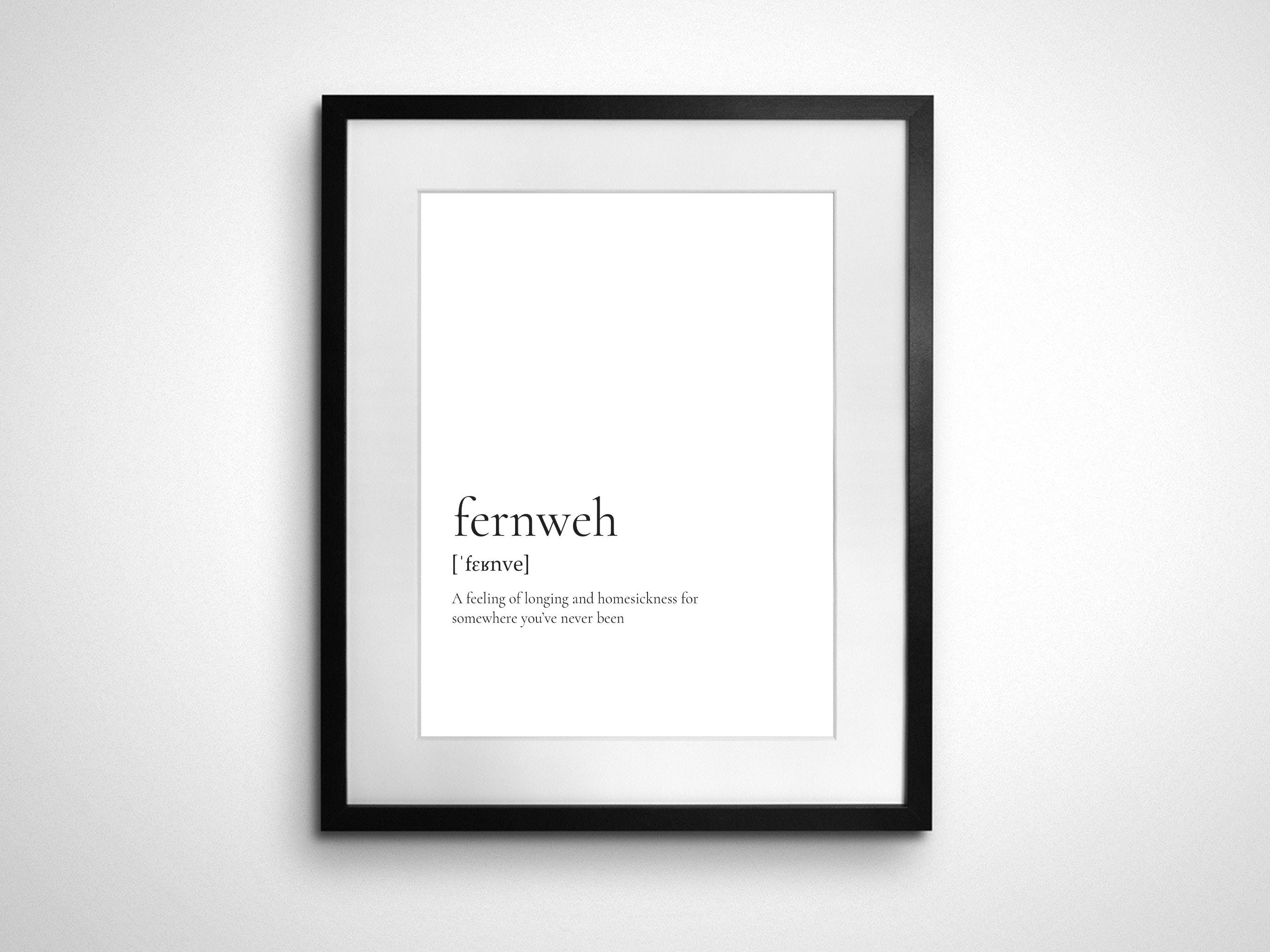 German Word “fernweh” English Translation | Dictionary Definition ...