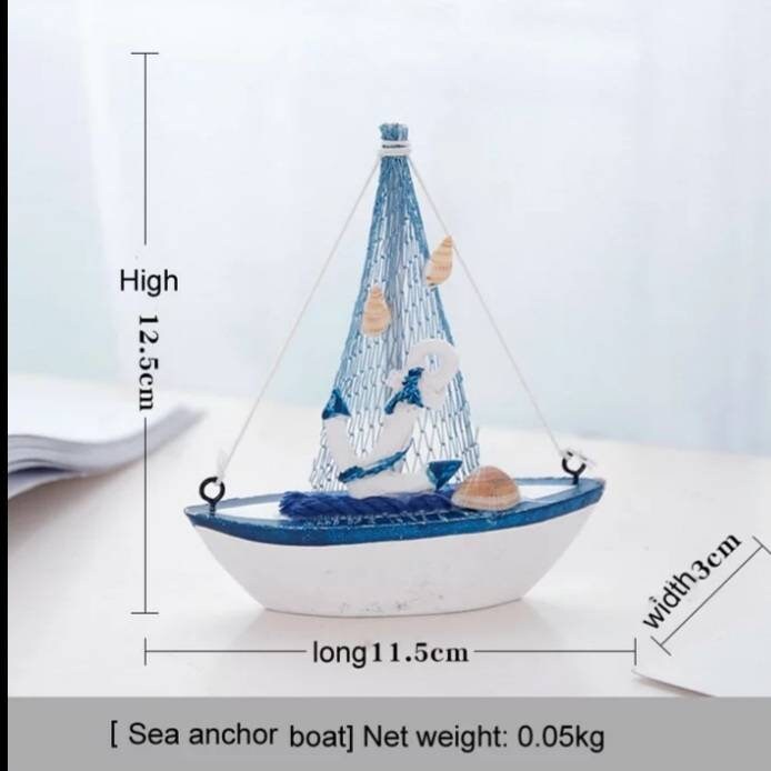 Sailboat Decor Marine Decorations Nautical Creative Handmade - Etsy