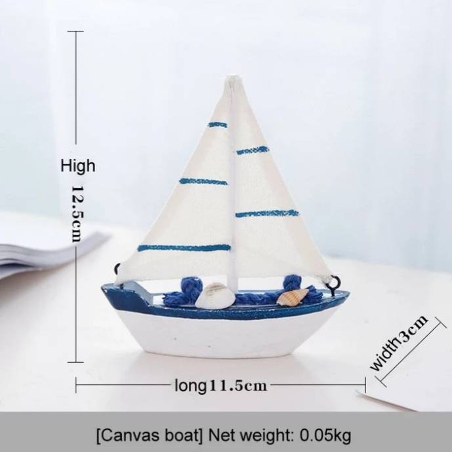 Sailboat Decor Marine Decorations Nautical Creative Handmade - Etsy