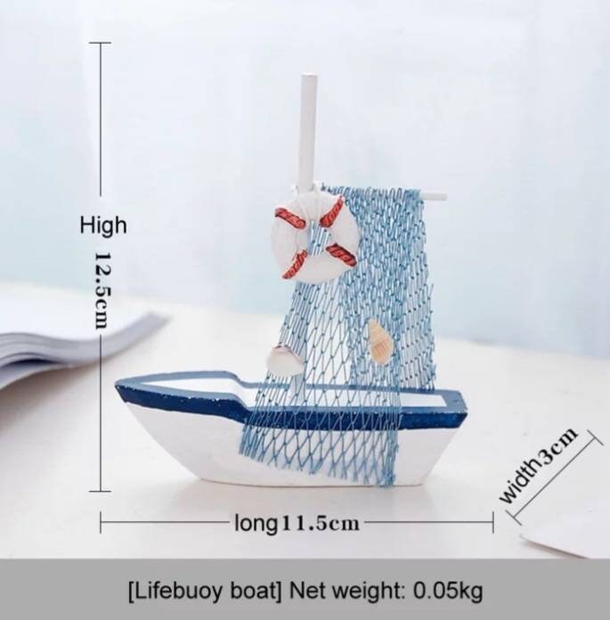 Sailboat Decor Marine Decorations Nautical Creative Handmade - Etsy