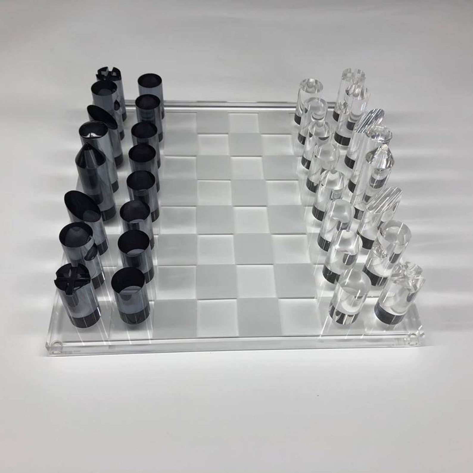 Handmade Acrylic Chess Set | Etsy