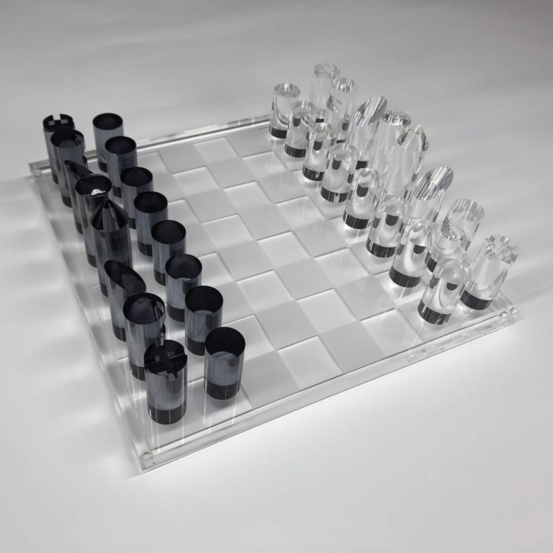 Handmade Acrylic Chess Set | Etsy