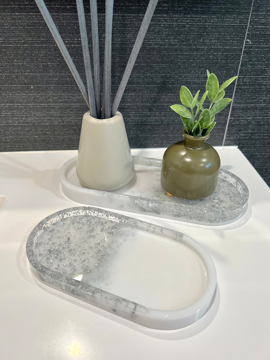 The Sparkling Mini Trays + Used as Serving Tray, Perfume Tray, Tray on ...