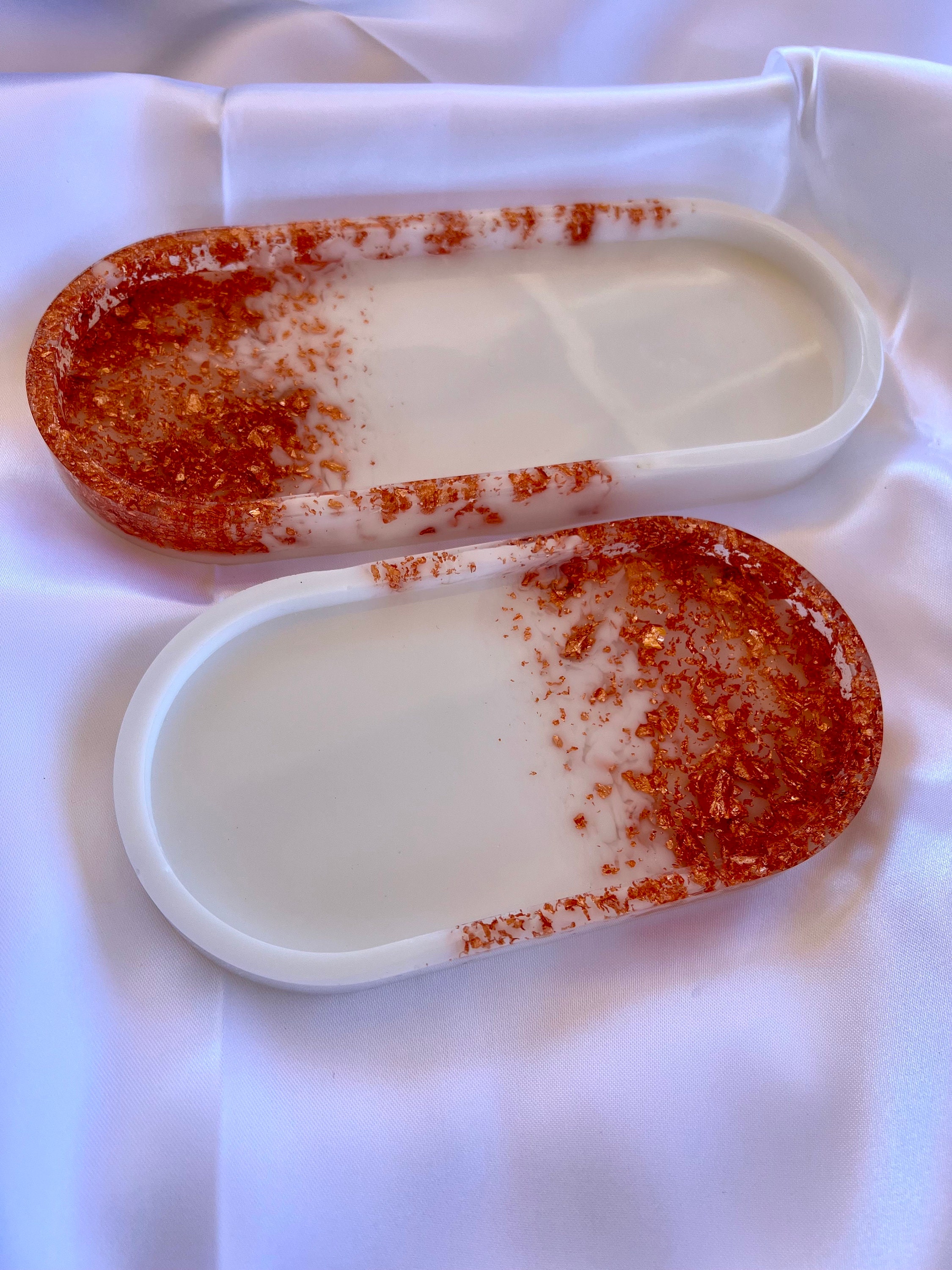 The Sparkling Mini Trays Used as Serving Tray, Perfume Tray, Tray on ...