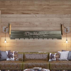 Custom Crosscut Saw Sign | Antique Logging Saw Look | Family Name ...