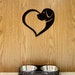 Dog Love Heart Sign, Dog Heart, Custom Metal Sign - Etsy