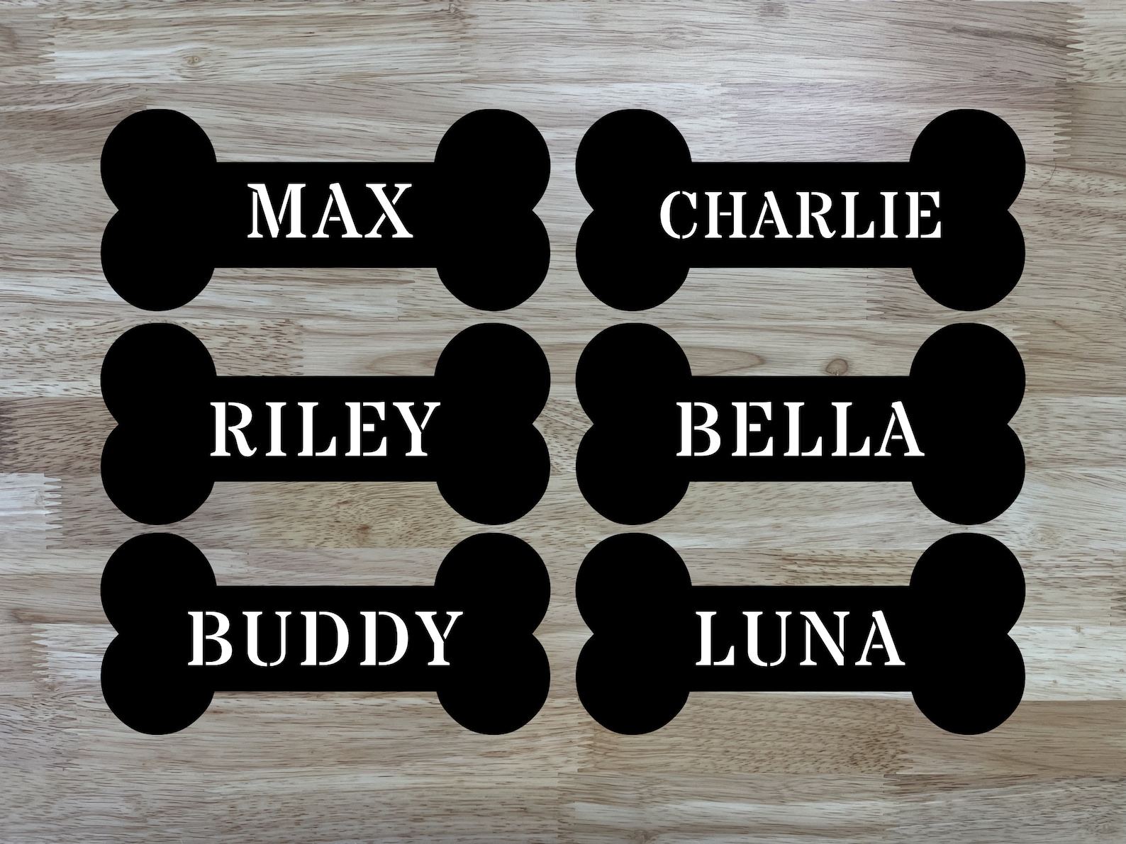 Dog Bone Sign With Name Dog Bone Name Plate Custom Sign - Etsy
