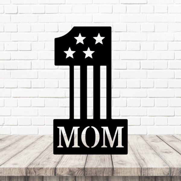 Number 1 Mom Sign - Etsy