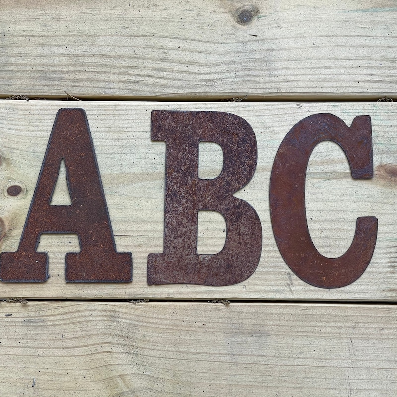 Metal Letters - Etsy