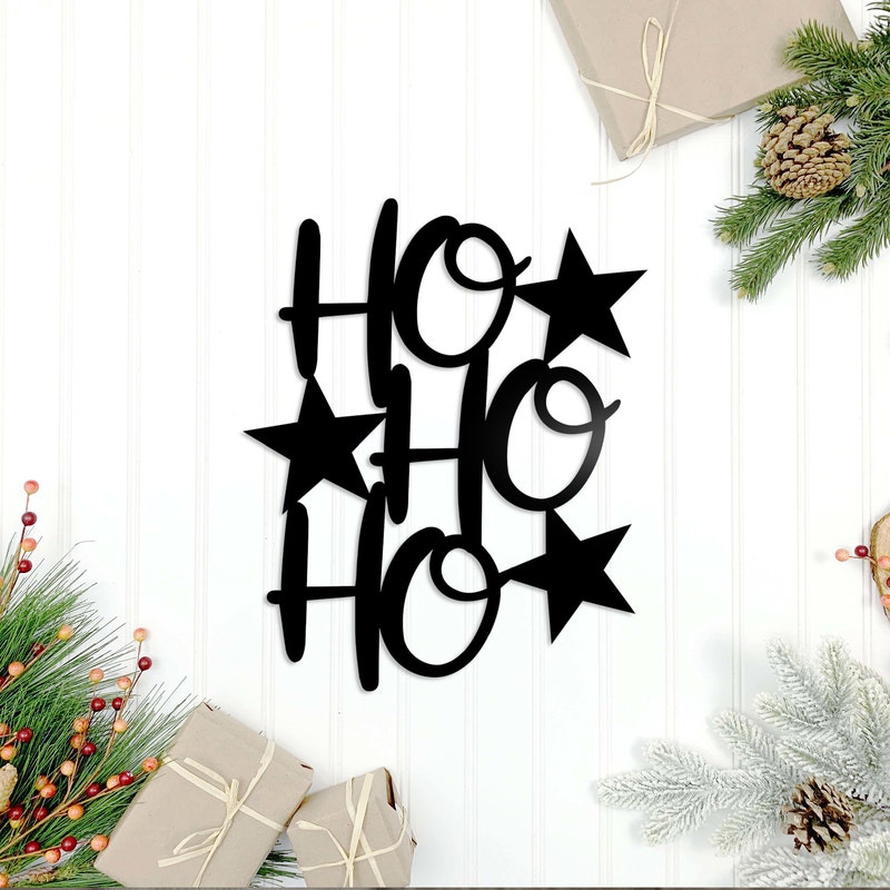 Ho Ho Ho Porch Sign - Etsy
